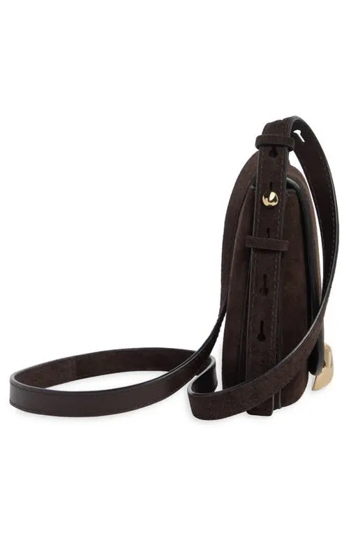 Madewell Small Dakota Saddle Bag - Dark Carob