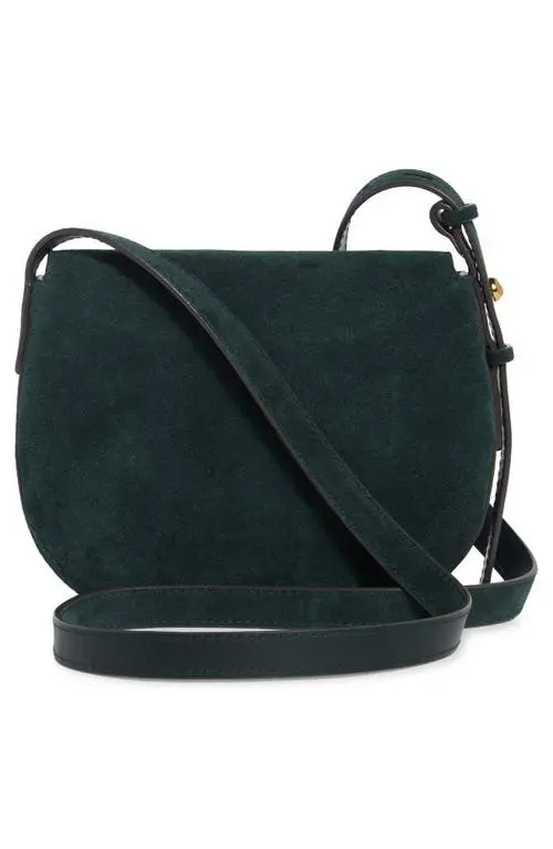 Madewell Small Dakota Saddle Bag - Midnight Forest