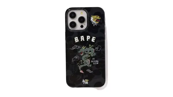 A BATHING APE Souvenir Iphone 15 Pro Max Case - Black