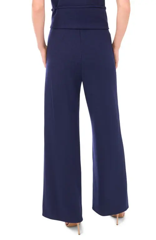 Vince Camuto Wide Leg Pull On Pants - Classic Navy