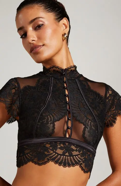 Hunkemoller Amelia Lace Cap Sleeve Bralette
