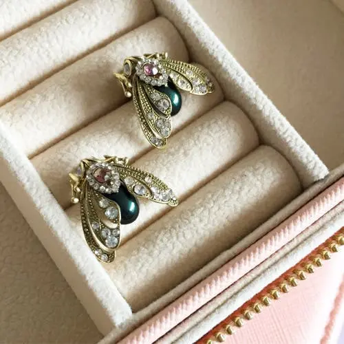 BILL SKINNER STUDIO Bejewelled Stud Earrings