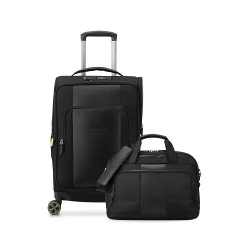 DELSEY PARIS Two-piece Trolley And Briefcase Set With Laptop Sleeve - Black