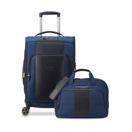 DELSEY PARIS Two-piece Trolley And Briefcase Set With Laptop Sleeve - Navy