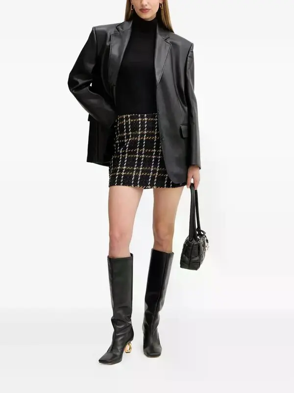 SILVIAN HEACH Checked Mini Skirt