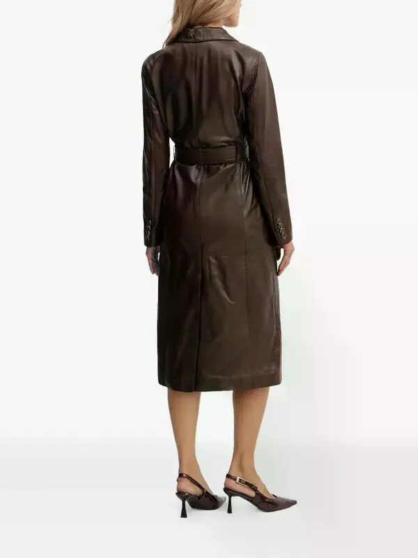 MARCIANO Lana Buttoned Belted Coat