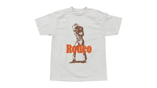 TRAVIS SCOTT Rodeo 10 Years Cowboy I Tee Shirt - White