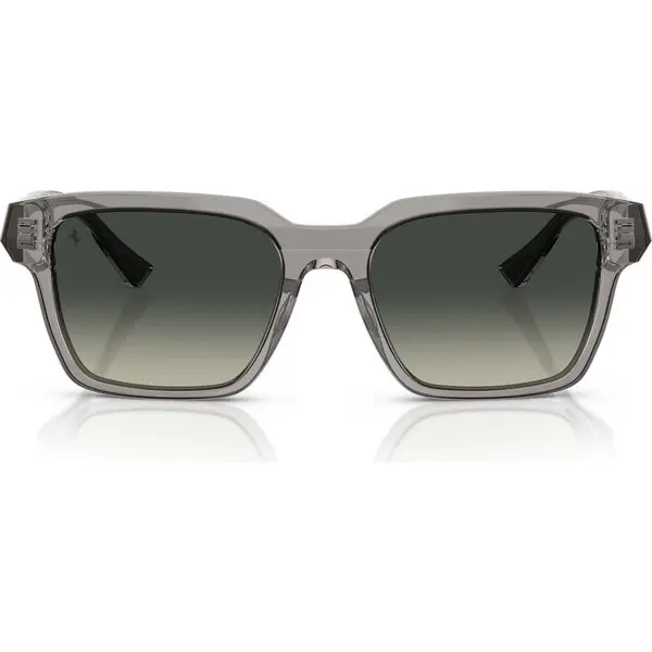 SCUDERIA FERRARI 55mm Square Sunglasses - Grey/gradient Grey