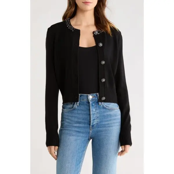 Splendid Montana Crystal Embellished Cardigan