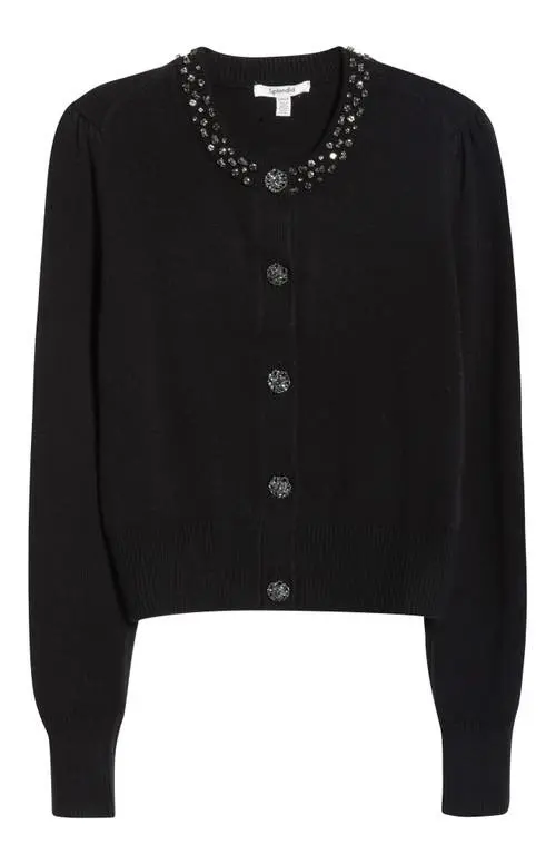 Splendid Montana Crystal Embellished Cardigan