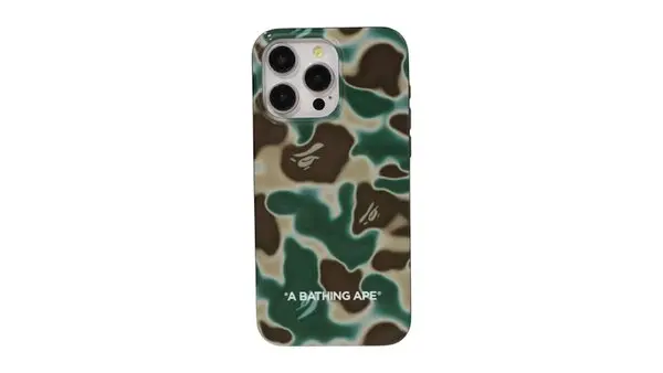 A BATHING APE Liquid Camo Iphone 15 Pro Max Case/drab - Olive/olivedrab Green
