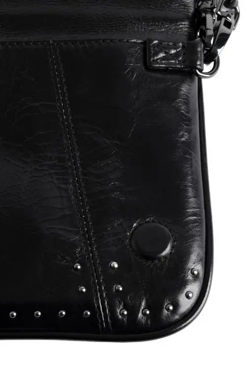 Zadig&Voltaire Rock Leather Crossbody Bag - Black