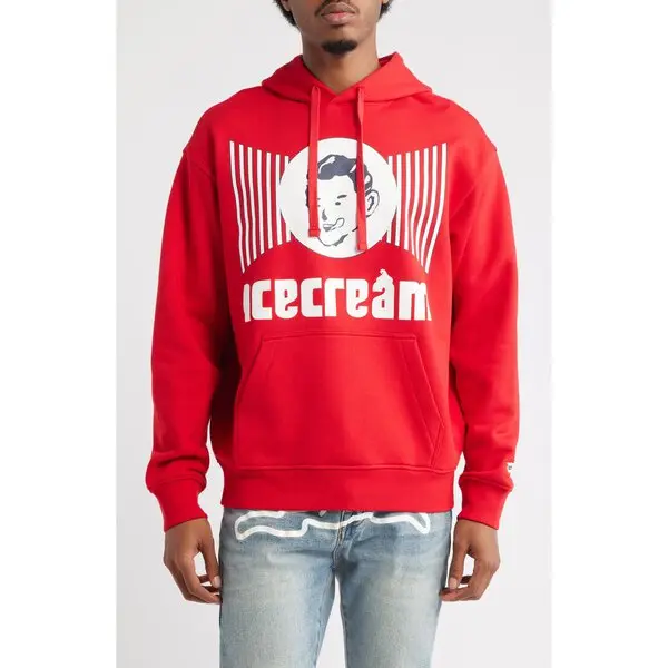ICECREAM Coneman Graphic Hoodie - Goji Berry