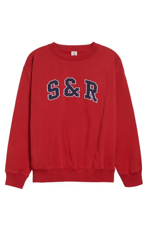 Sporty & Rich Ivy Logo Graphic Sweatshirt