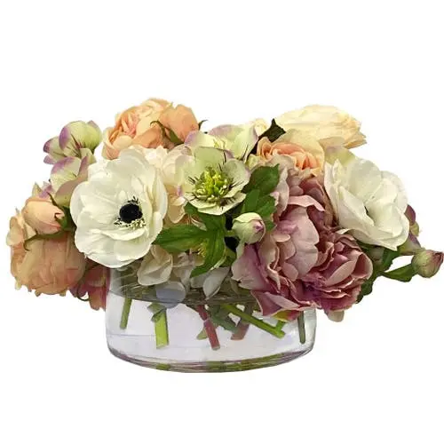 WINWARD HOME Mixed Floral In Open Cylinder - Multicolor