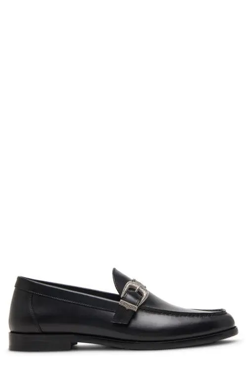 Steve Madden Alcona Loafer - Black Leather