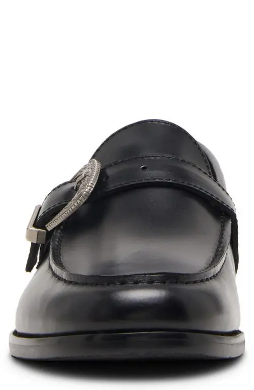 Steve Madden Alcona Loafer - Black Leather