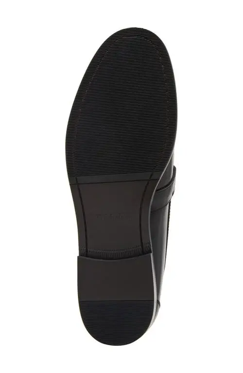 Steve Madden Alcona Loafer - Black Leather