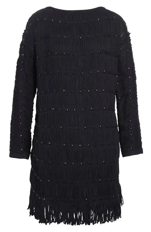 DIOTIMA Notte Merino Wool-blend Mini Sweater Dress
