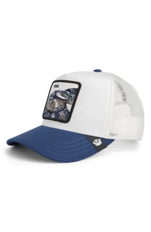 GOORIN BROS Toxic Snake Patch Snapback Trucker Hat - Dust/galactic
