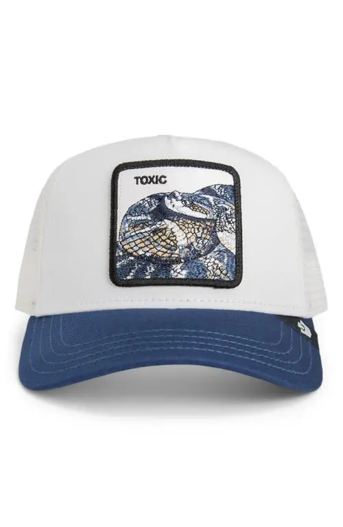 GOORIN BROS Toxic Snake Patch Snapback Trucker Hat - Dust/galactic