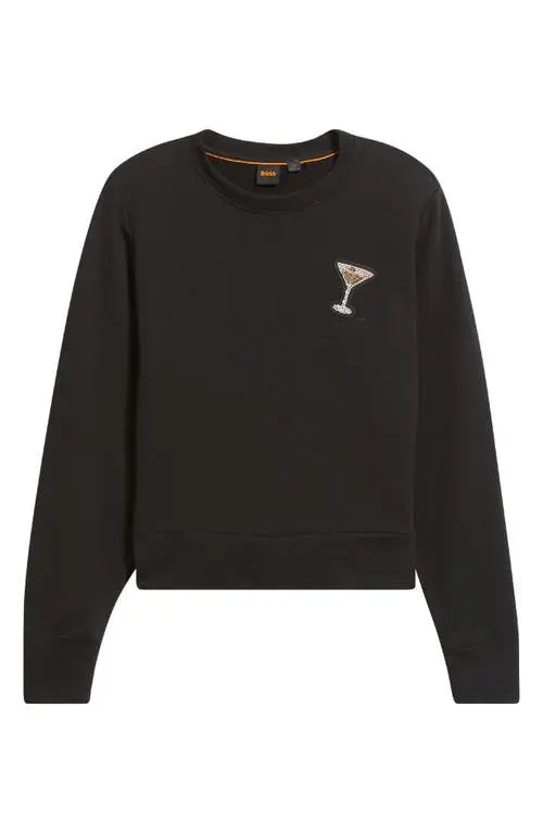 BOSS Ellison Beaded Sweatshirt