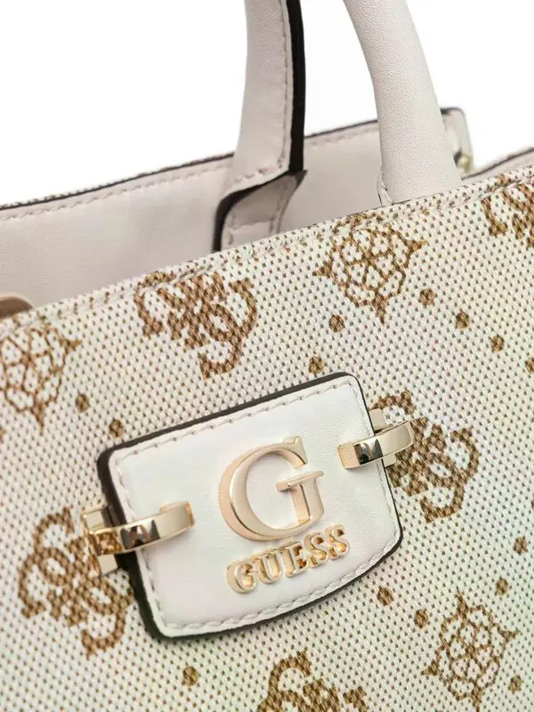 Guess Monogram Pattern Tote Bag