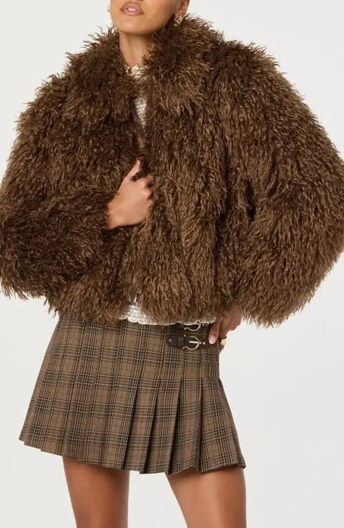 Astr The Label Kamrath Faux Fur Jacket