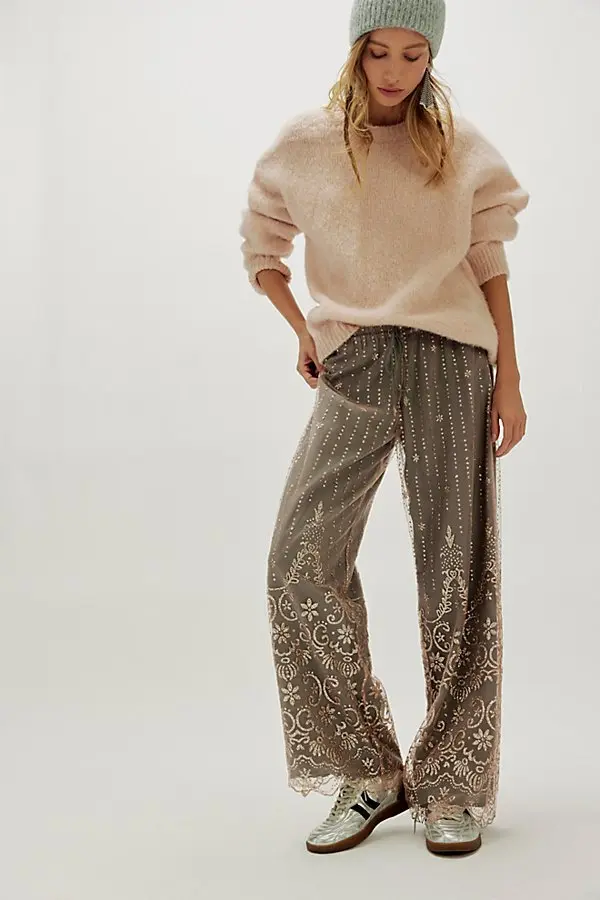 Free People Fp One Aiden Sparkle Pants
