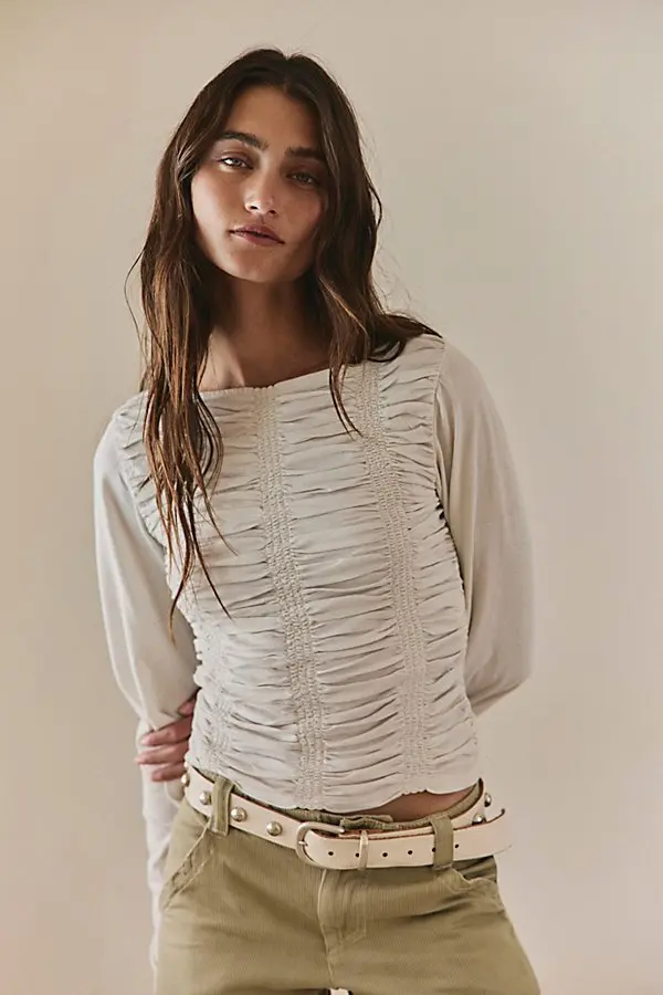 Free People Mari Top - Snowng