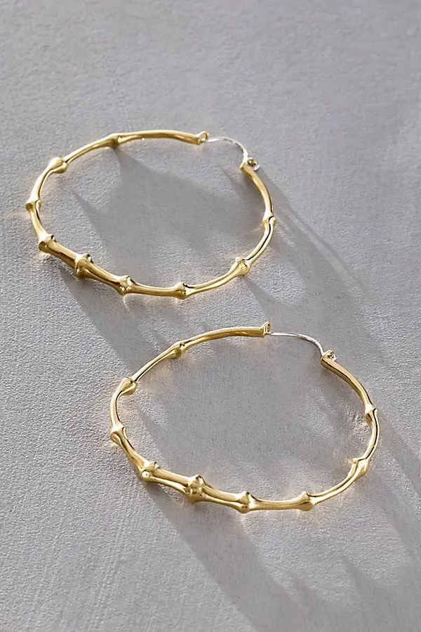 K/LLER Bat Tail Hoop Earrings