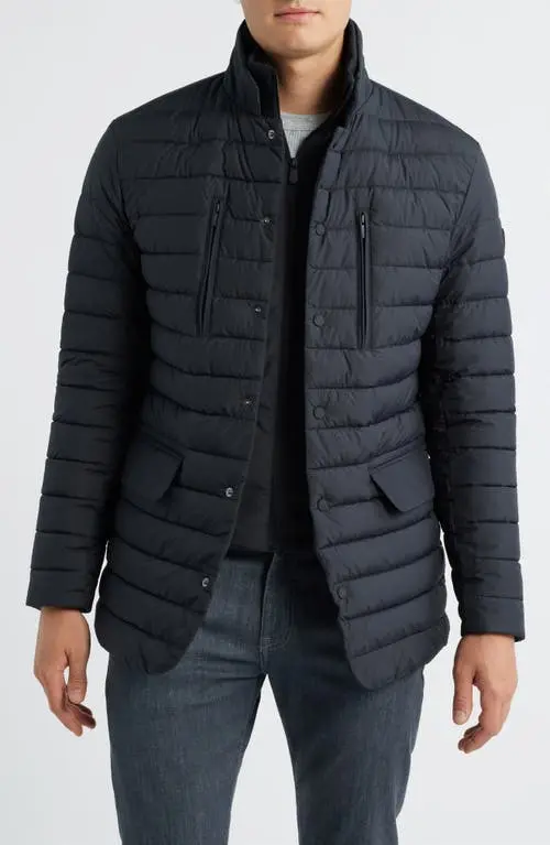 SAVE THE DUCK Elias Quilted Water Resistant Puffer Jacket - Black