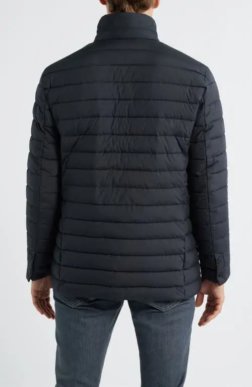 SAVE THE DUCK Elias Quilted Water Resistant Puffer Jacket - Black