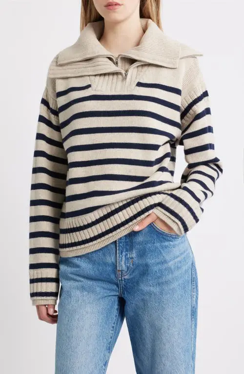Rag & Bone Ilaria Stripe Wool Pullover
