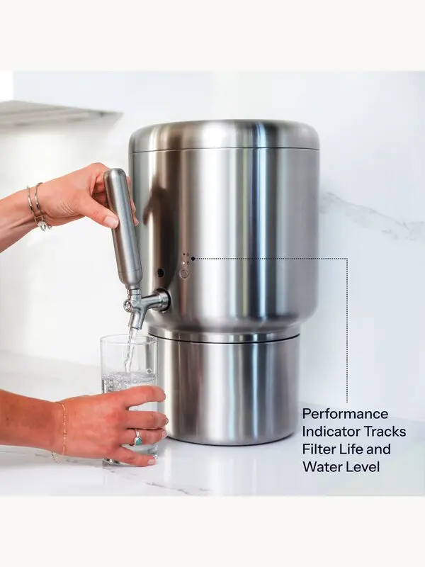 RORRA Countertop Water Filtration System - Polished Chrome