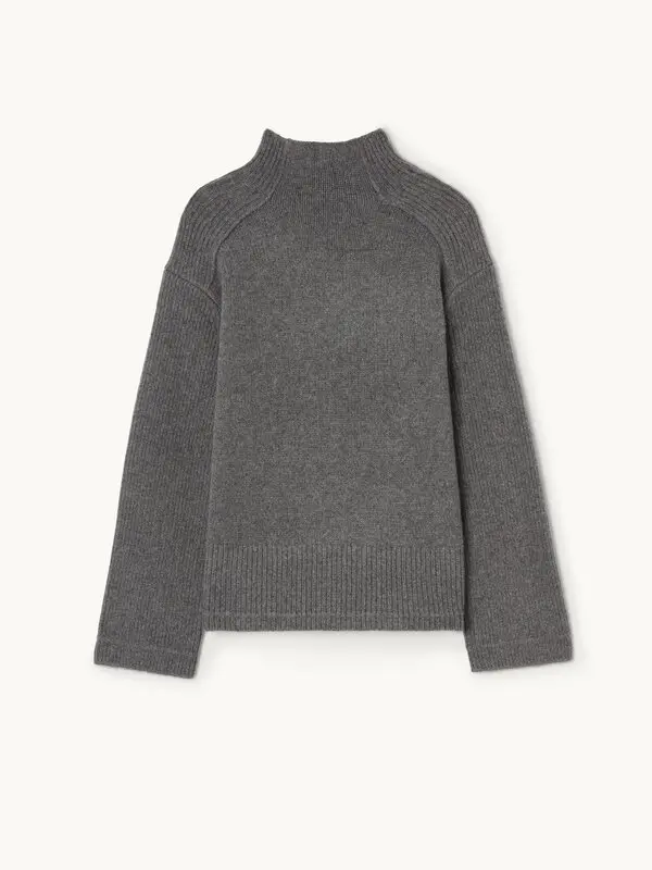 Maria Mcmanus Button Mock-neck Sweater