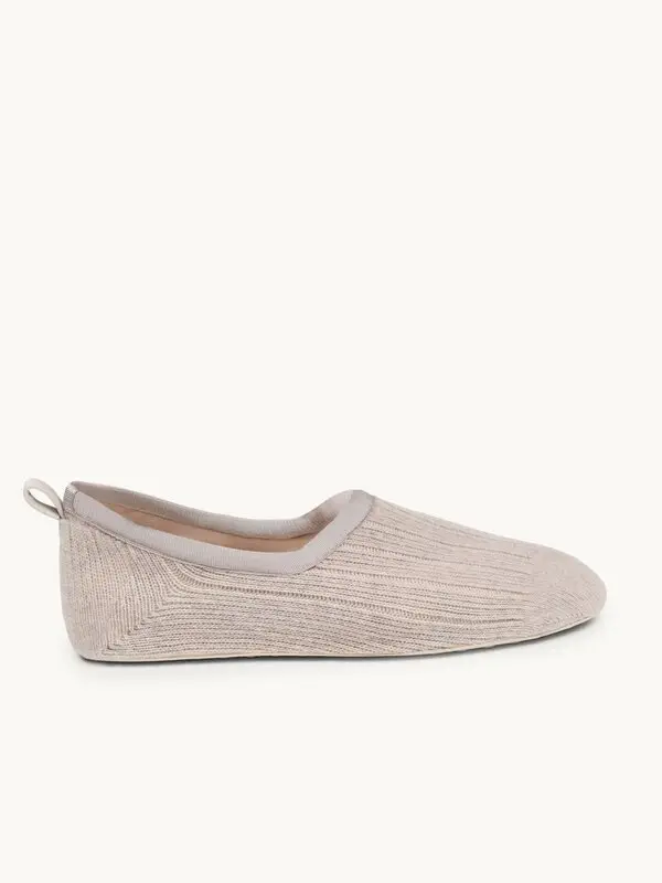 BRAVE PUDDING Cashmere Sock Shoe - Ink