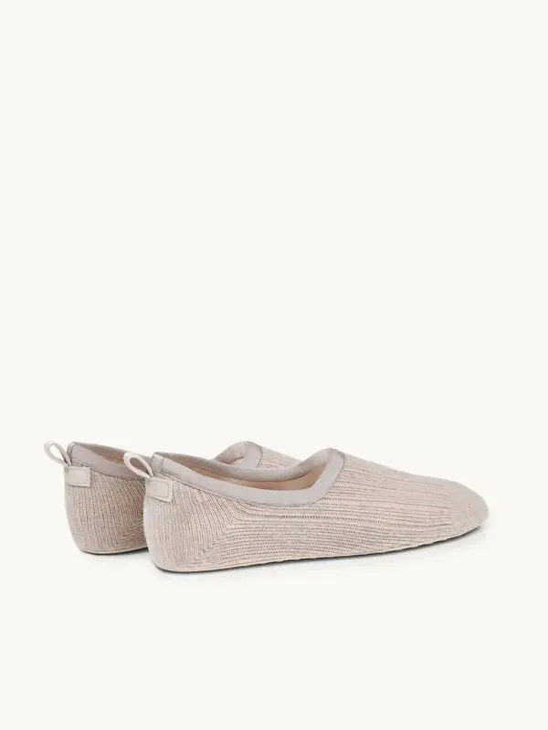 BRAVE PUDDING Cashmere Sock Shoe - Ink