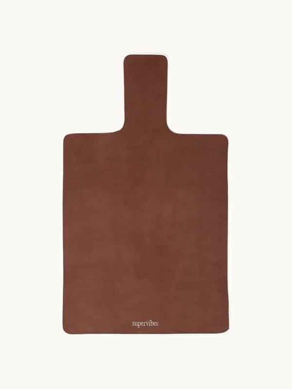 SUPERVIBES Reformer Grip Towel - Cocoa