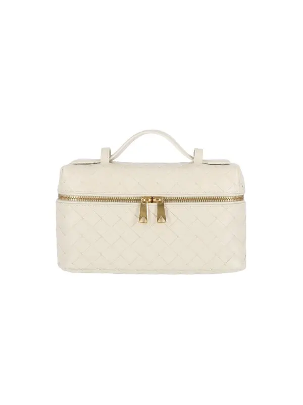 Bottega Veneta Bang Bang Vanity Case Mini Bag - White