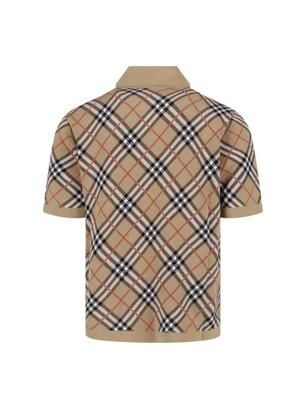 Burberry Polo "check - Beige