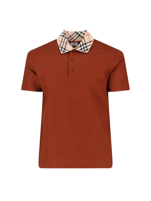 Burberry Polo "check - Brown