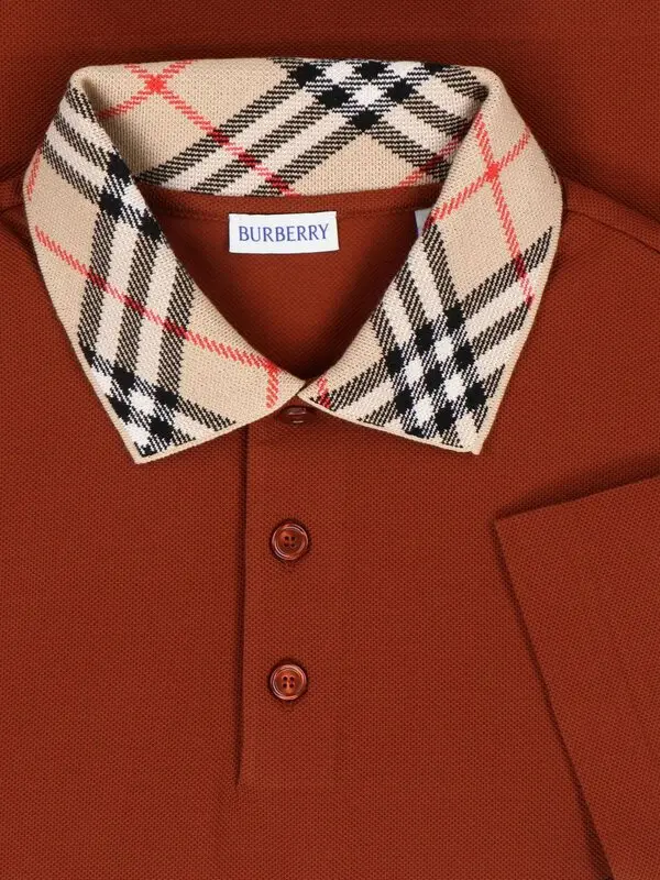 Burberry Polo "check - Brown