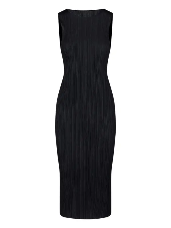 Issey Miyake Midi Dress - Black