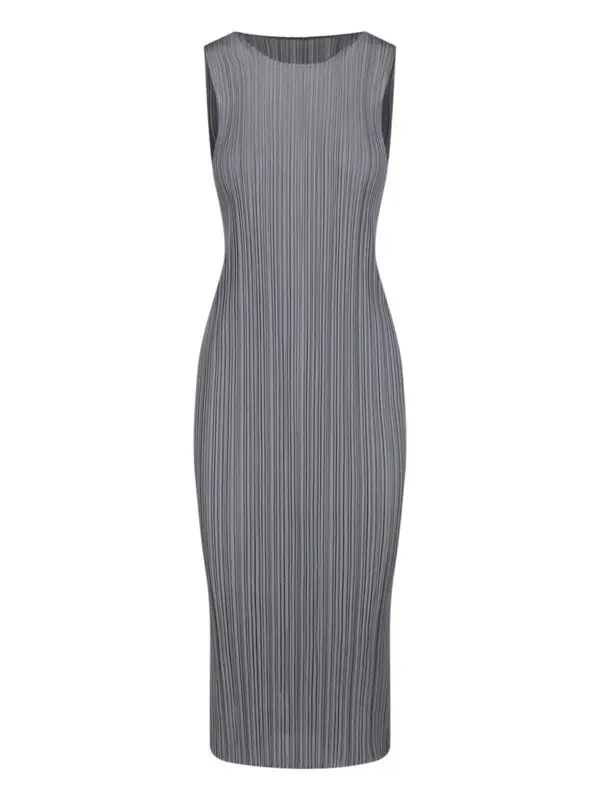 Issey Miyake Midi Dress - Gray