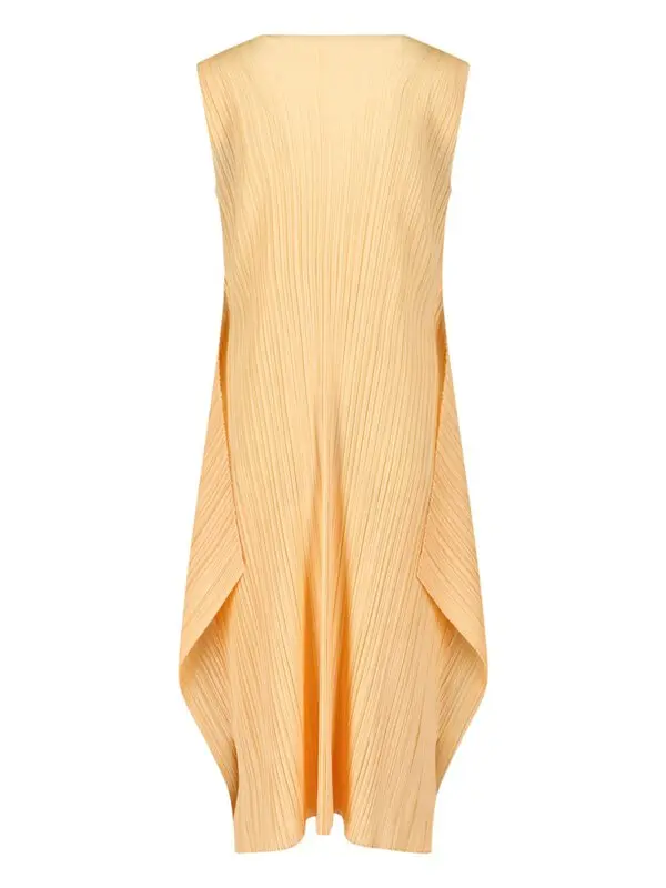 Issey Miyake Midi Dress - Orange