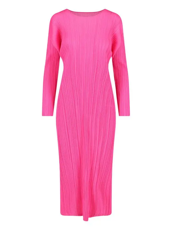 PLEATS PLEASE Pleated Midi Dress - Pink
