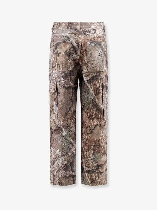 REPRESENT Cargo Trousers With Camouflage Print