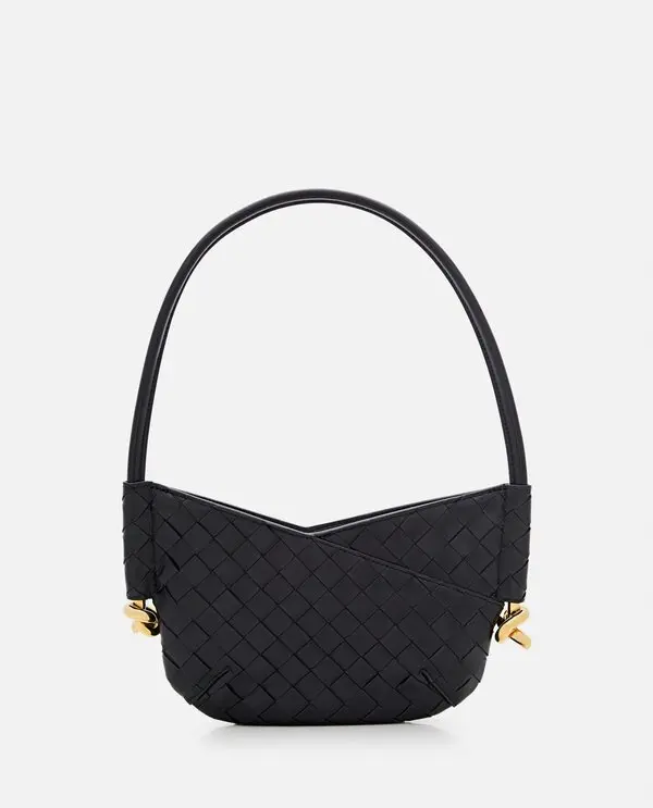 Bottega Veneta Mini Solstice Hobo Shoulder Bag - Black