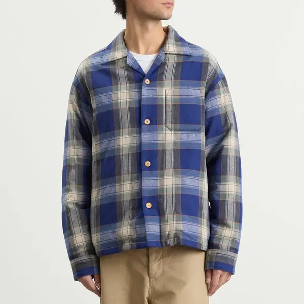 Visvim Keesey Check Down Shirt Jacket